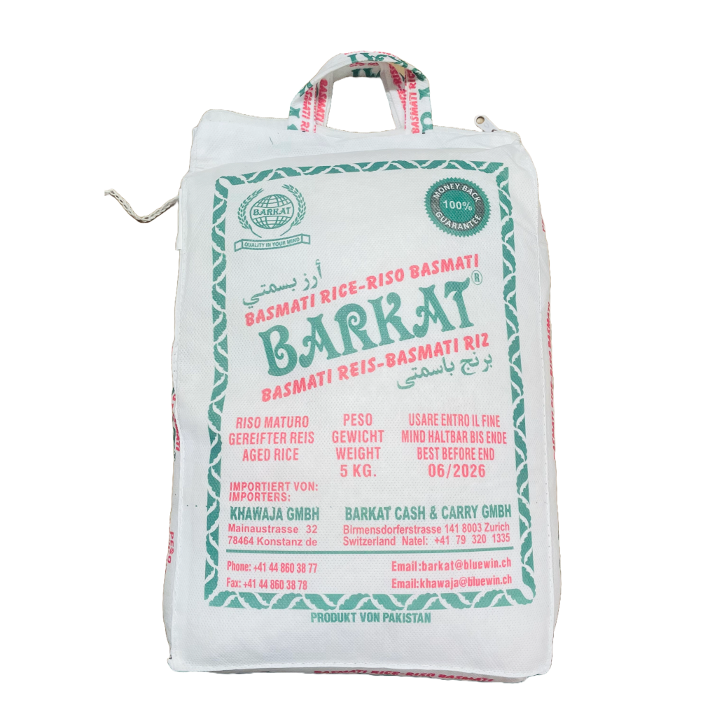 BASMATI riis BARKAT, 5kg – Parim valik!